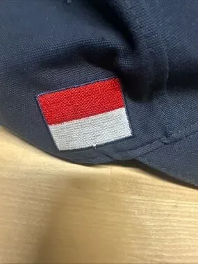 monaco | Accessories | Monaco Navy Baseball Cap With Red And White ...